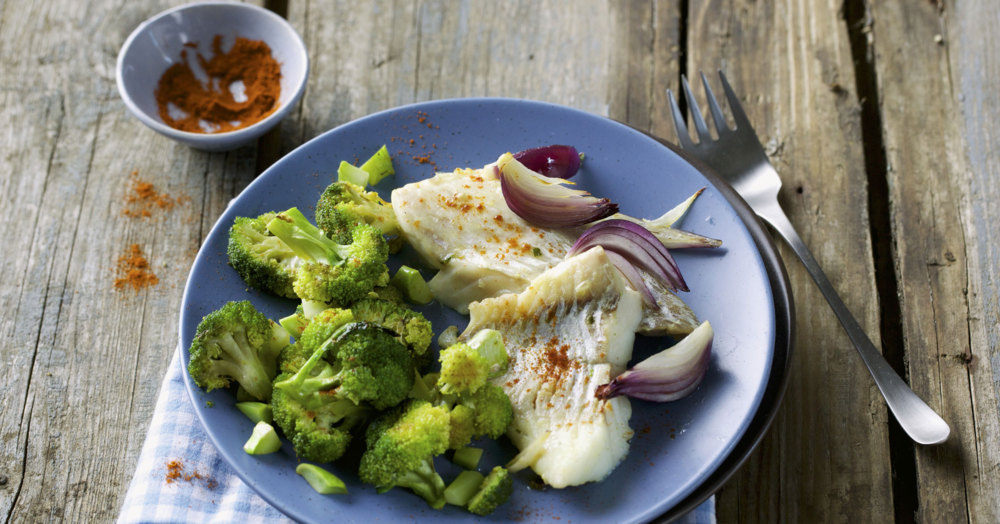 Rotbarsch mit Pfannenbrokkoli Rezept | Küchengötter