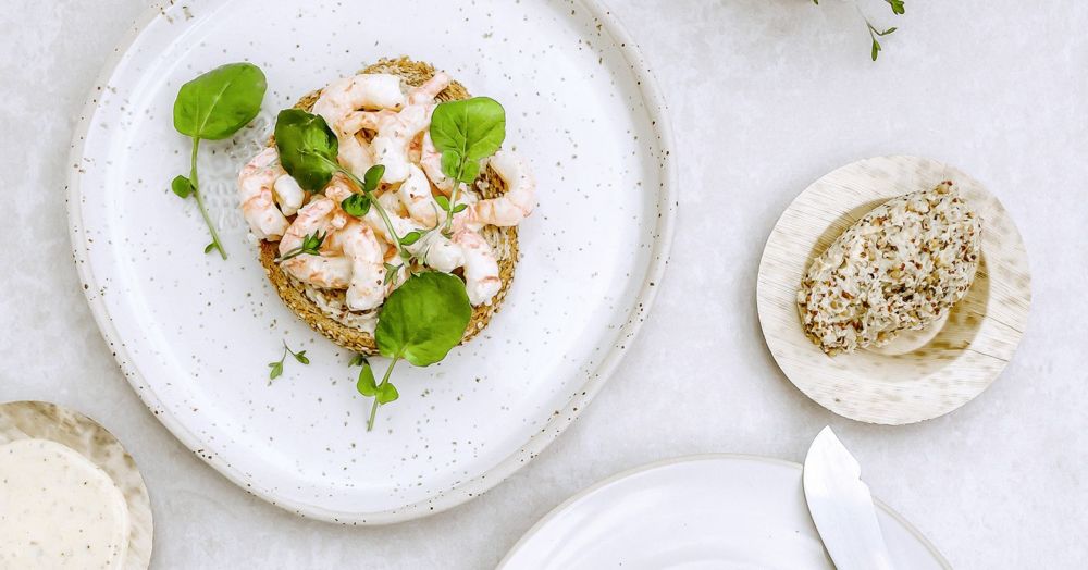 Krabben-Toasts mit Senf-Mayonnaise Rezept | Küchengötter