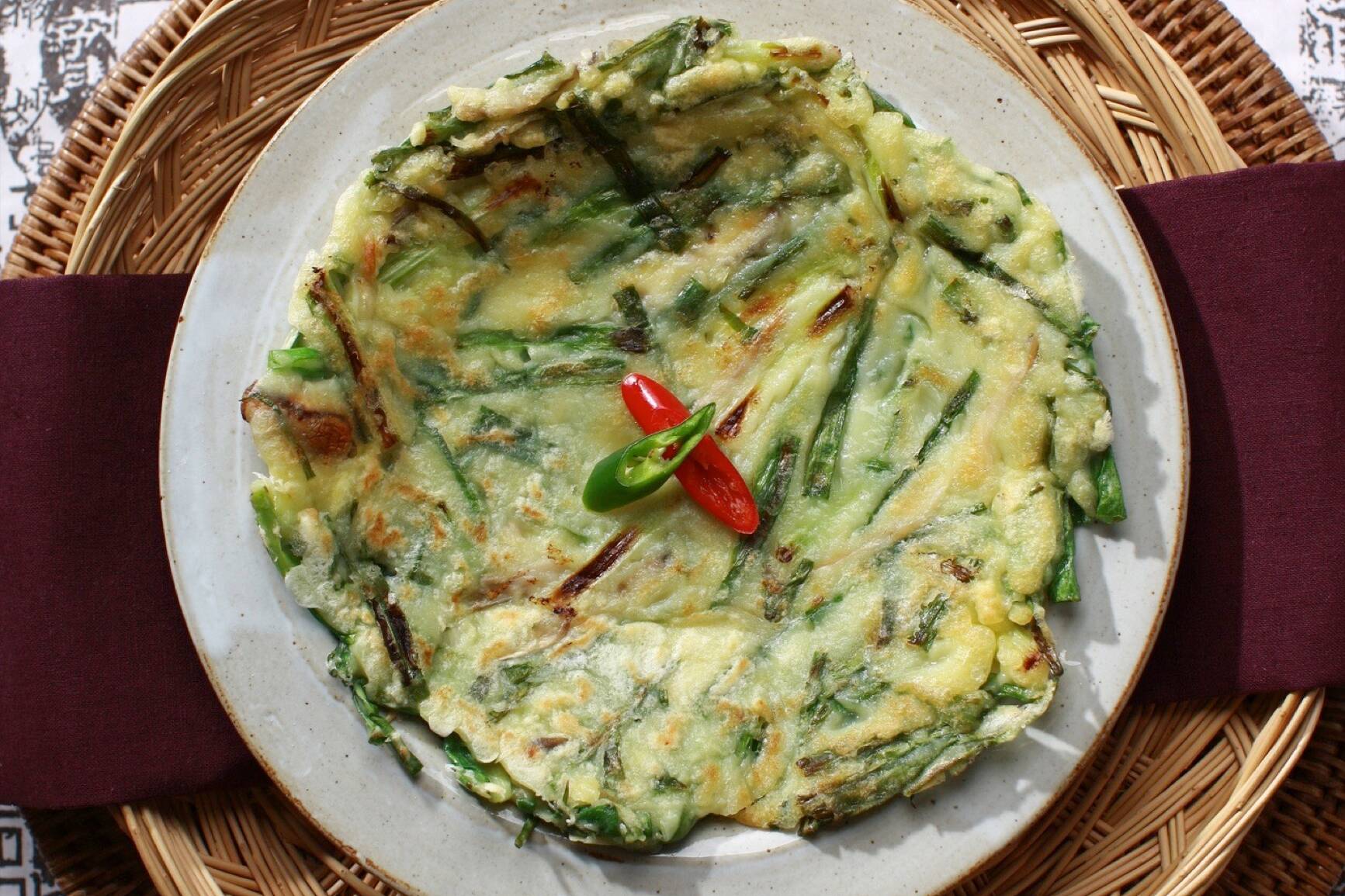 Pajeon – Koreanischer Pfannkuchen Rezept | Küchengötter