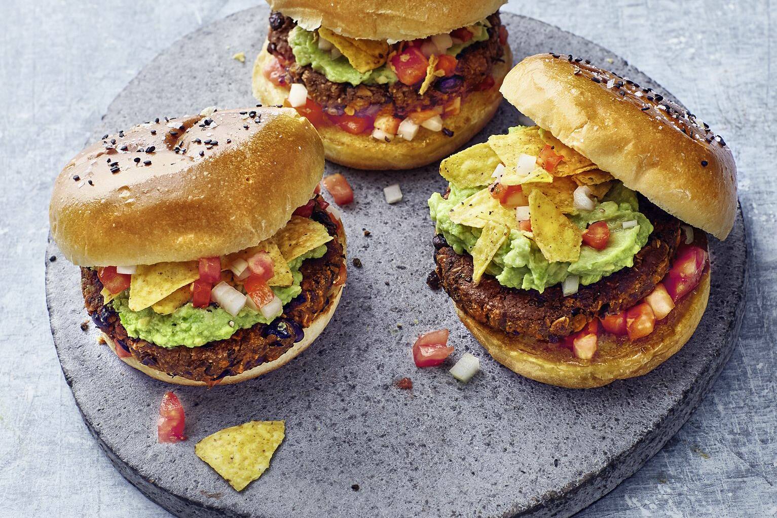 Veganer Mexican Burger Rezept | Küchengötter