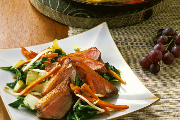 Ente mit Gemüse aus dem Wok Rezept | Küchengötter