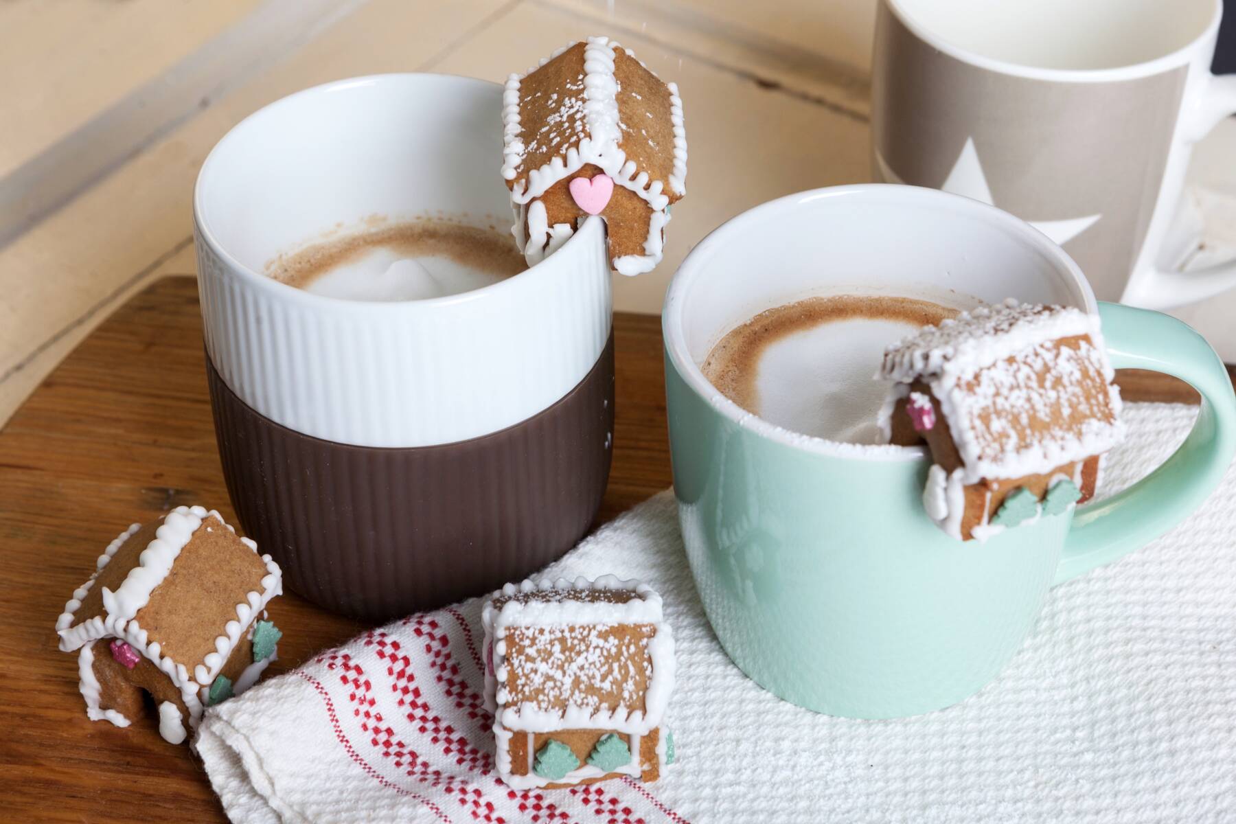 Vegane Mini-Lebkuchenhäuser Rezept | Küchengötter