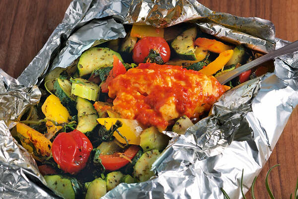 Back-Feta mit Gemüse Rezept | Küchengötter