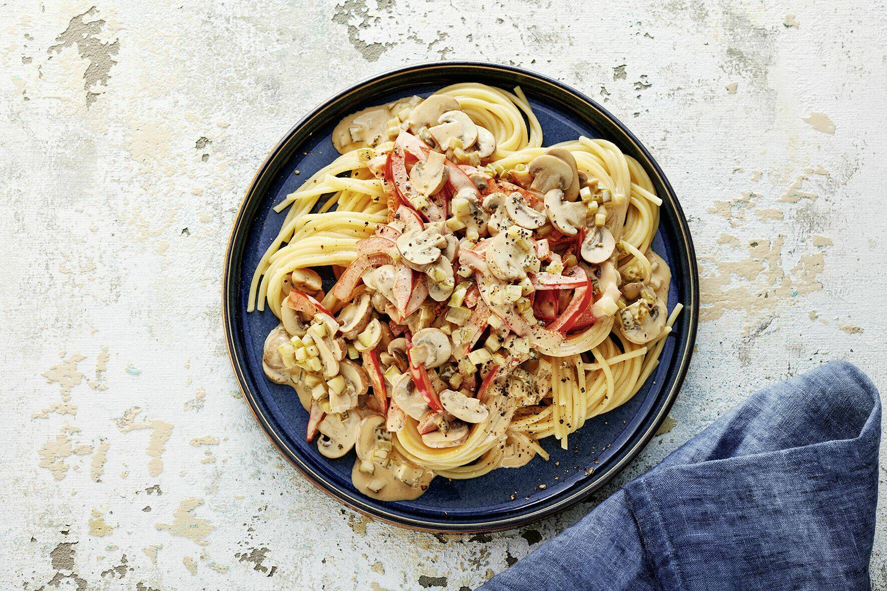 Vegane Pasta Stroganoff Rezept | Küchengötter