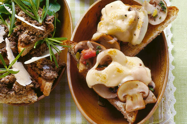 Champignon-Toast Rezept | Küchengötter