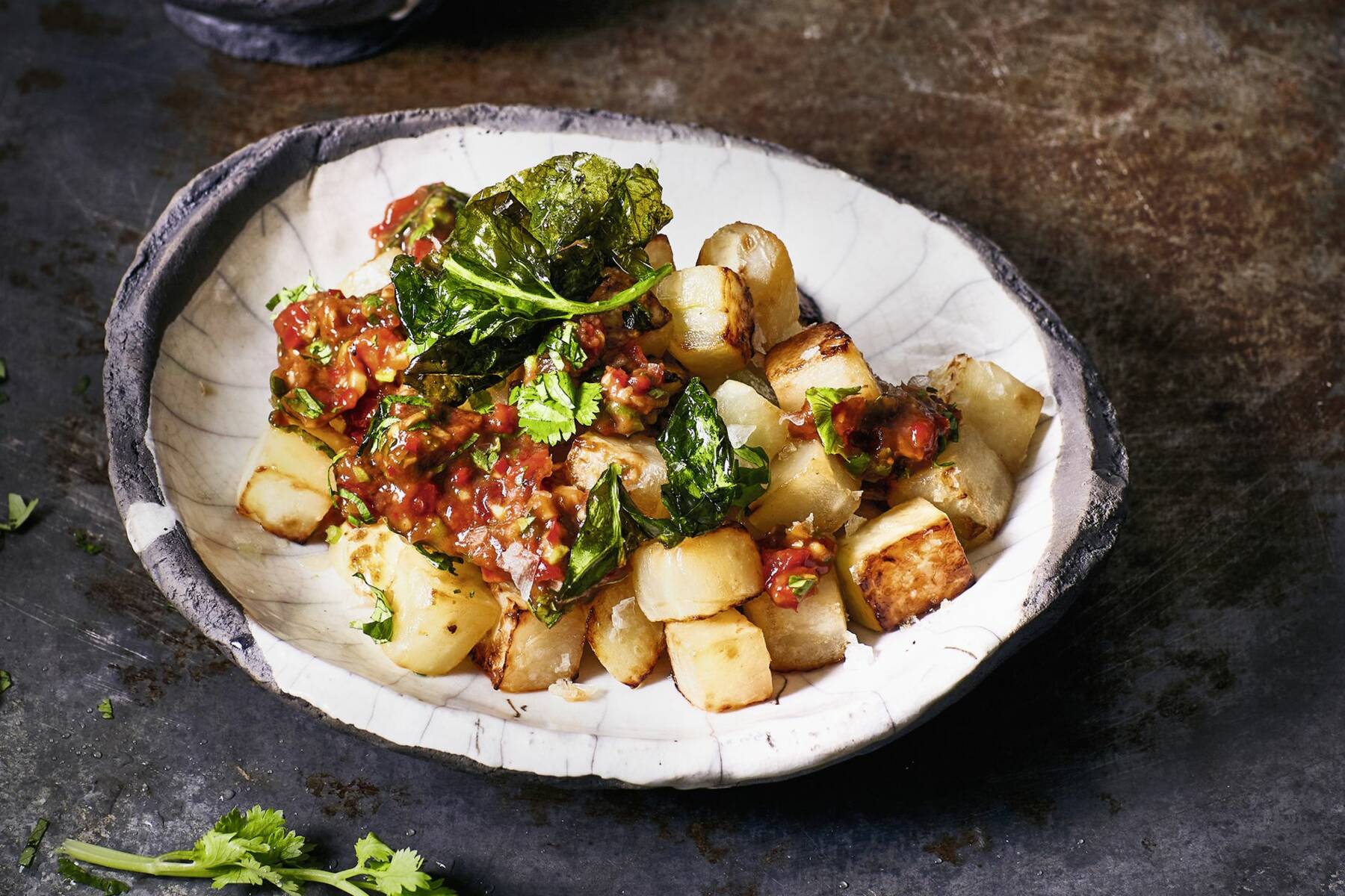 Gebratene Kohlrabi mit Nam Prik Rezept | Küchengötter