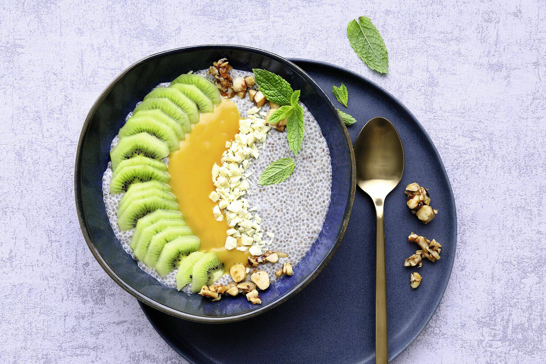 Chia-Pudding-Bowl Rezept | Küchengötter