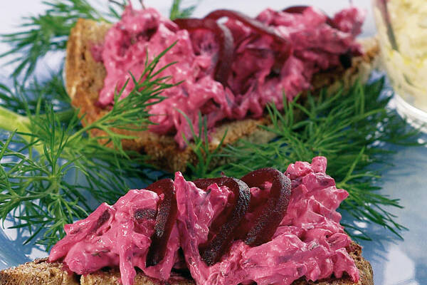 Rote-Bete-Creme mit Dill Rezept | Küchengötter
