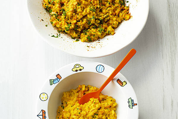 Graupen-Risotto mit Huhn Rezept | Küchengötter