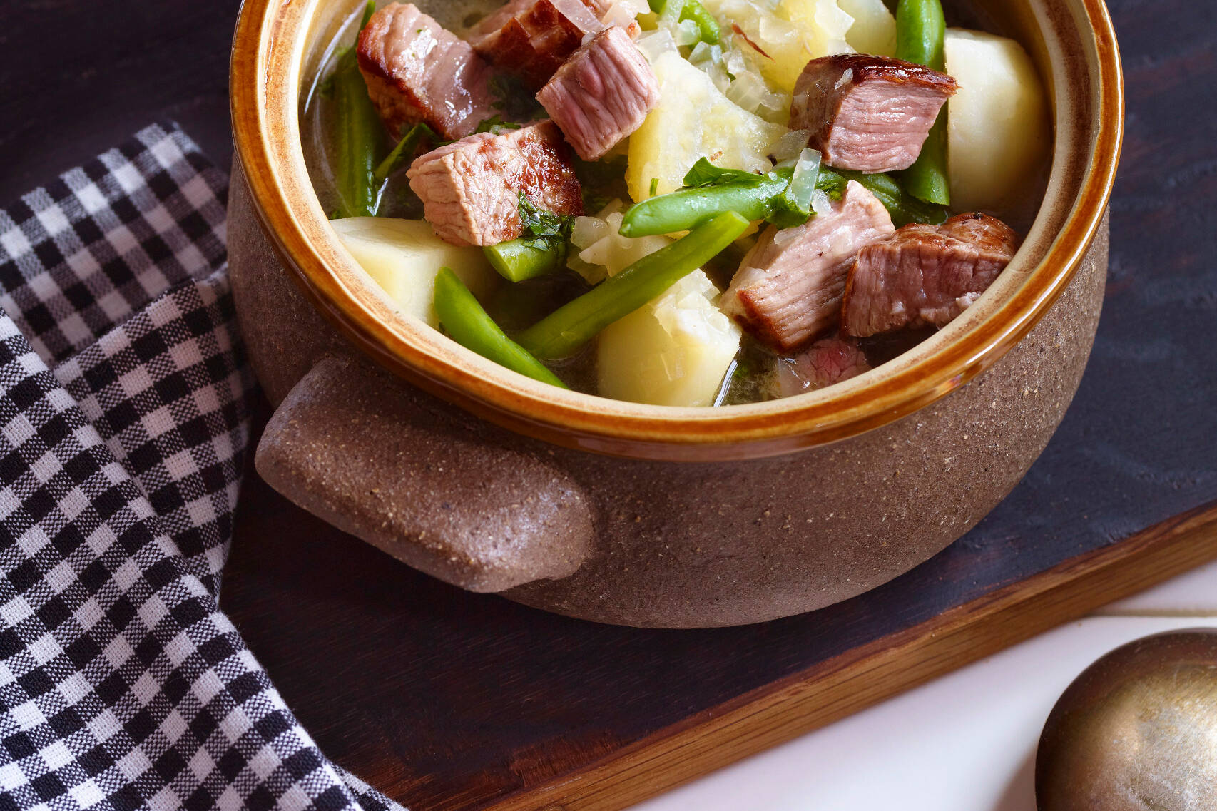 Bohneneintopf mit Kalbfleisch Rezept | Küchengötter