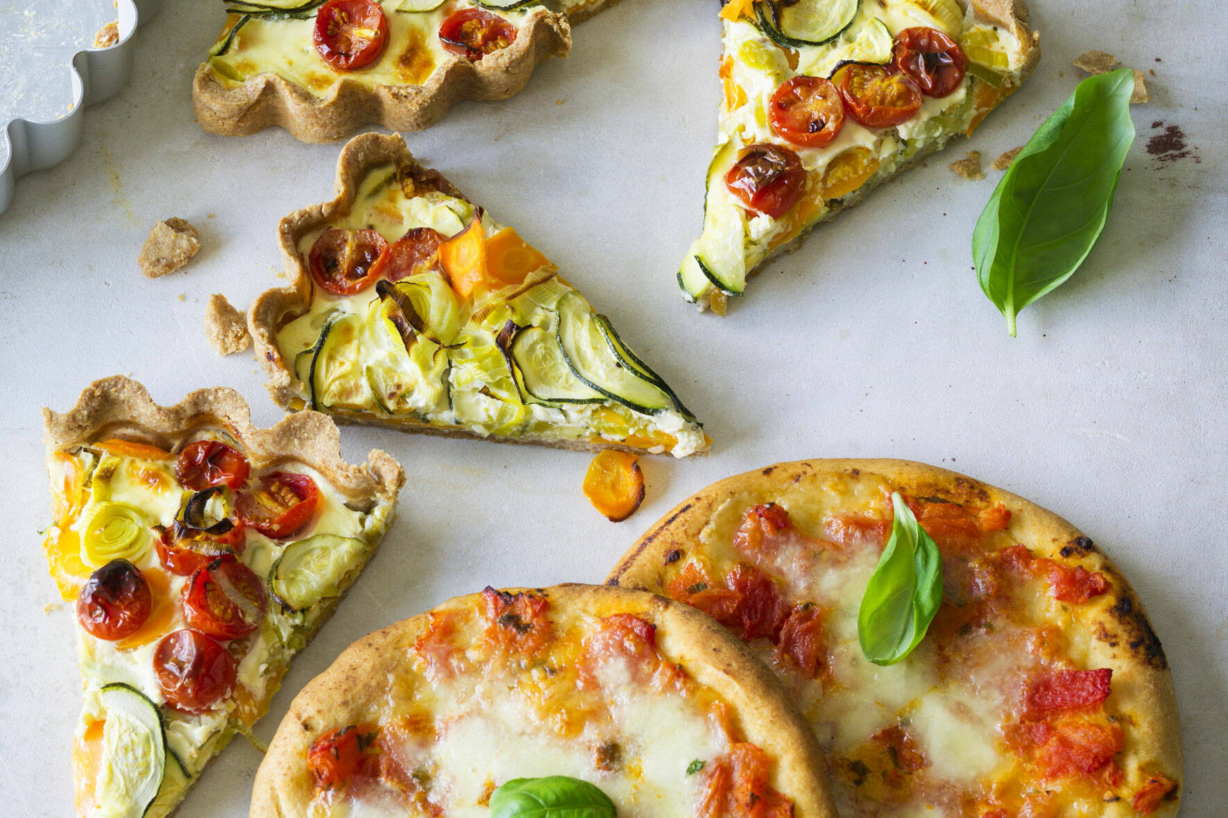 Mini-Pizzen Margherita Rezept | Küchengötter