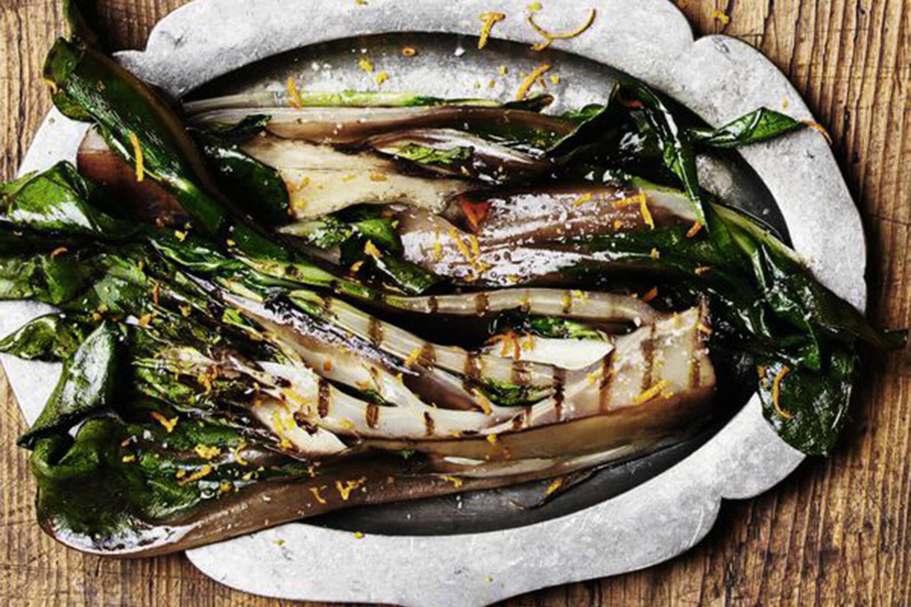 Gegrillter Mangold Rezept | Küchengötter