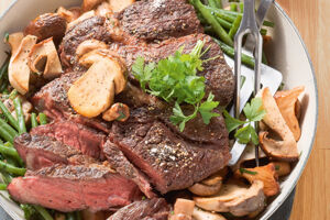 Roastbeef mit Thymianjus Rezept | Küchengötter