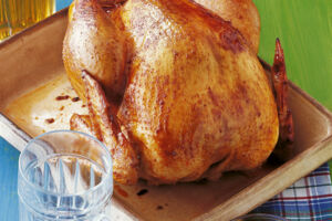 Truthahn mit Schinken-Brot-Füllung Rezept | Küchengötter