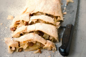 Apfelstrudel mit Filoteig Rezept | Küchengötter