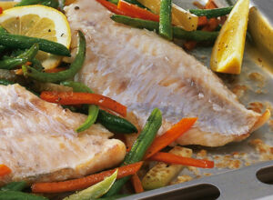 Rotbarsch mit Zitronen-Zucchini Rezept | Küchengötter