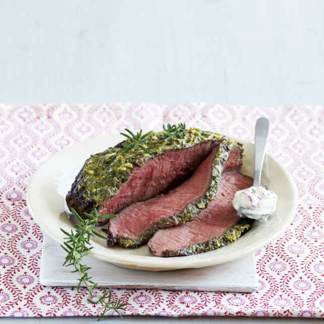 Roastbeef mit Thymianjus Rezept | Küchengötter