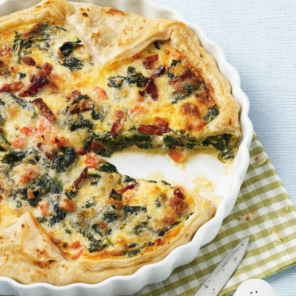 Quiche mit Speck und Zwiebeln Rezept | Küchengötter