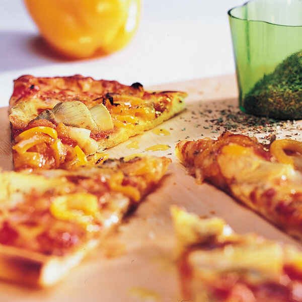 Einfaches Pizzabrot Rezept | Küchengötter