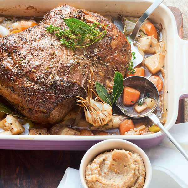 Einfacher Wildschweinbraten | Rezept für 80° Wildschweinbraten mit ...