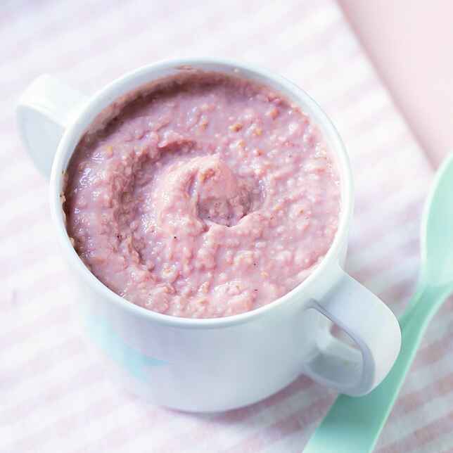 Hafer-Himbeer-Brei | Rezept für den Thermomix | Küchengötter