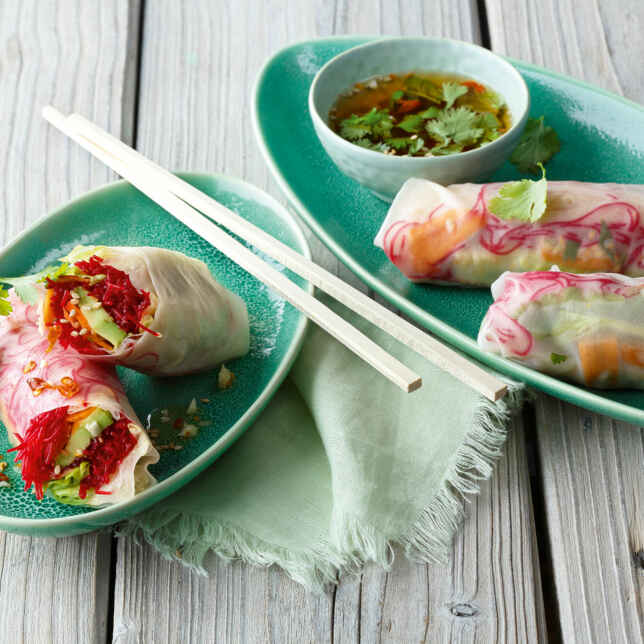 Summer Spring Rolls mit Garnelen | Küchengötter