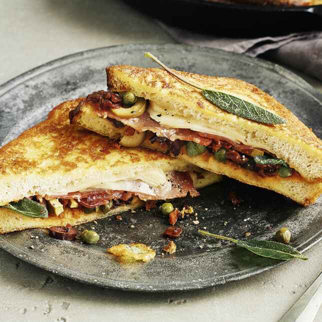 Toast Benedict mit Roastbeef Rezept | Küchengötter