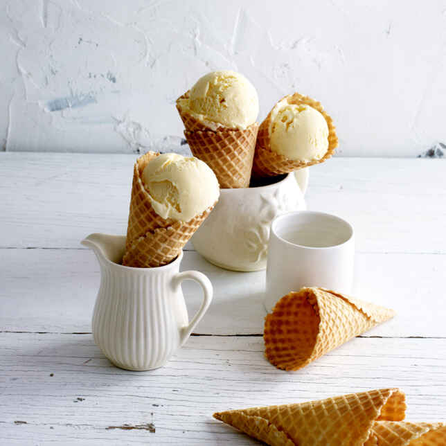 Milcheis selber machen | Eis mit und ohne Eismaschine | Küchengötter