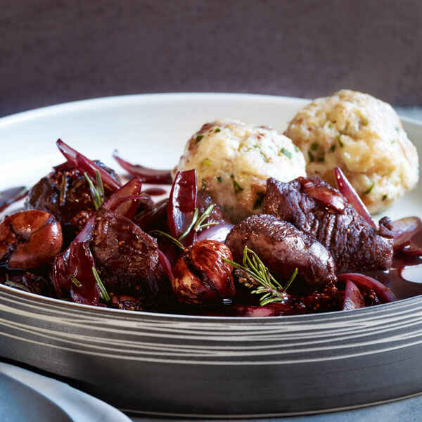 Hirschragout mit Feigen und Balsamico Rezept | Küchengötter