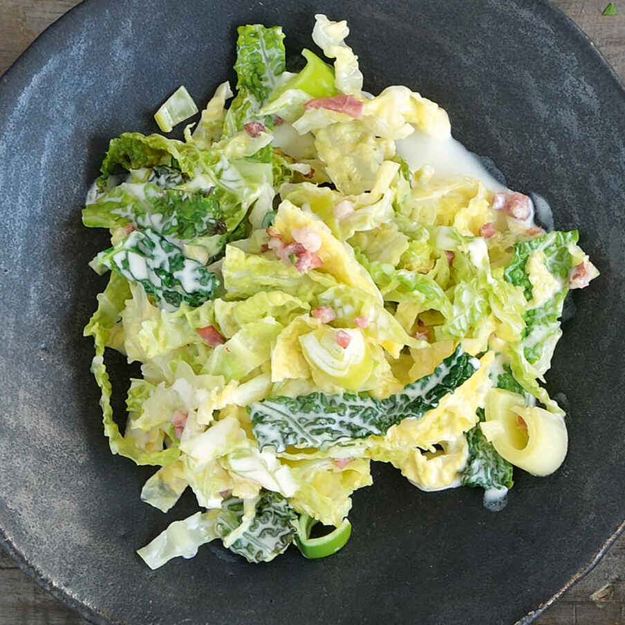 Rahmwirsing mit saurer Sahne Rezept | Küchengötter