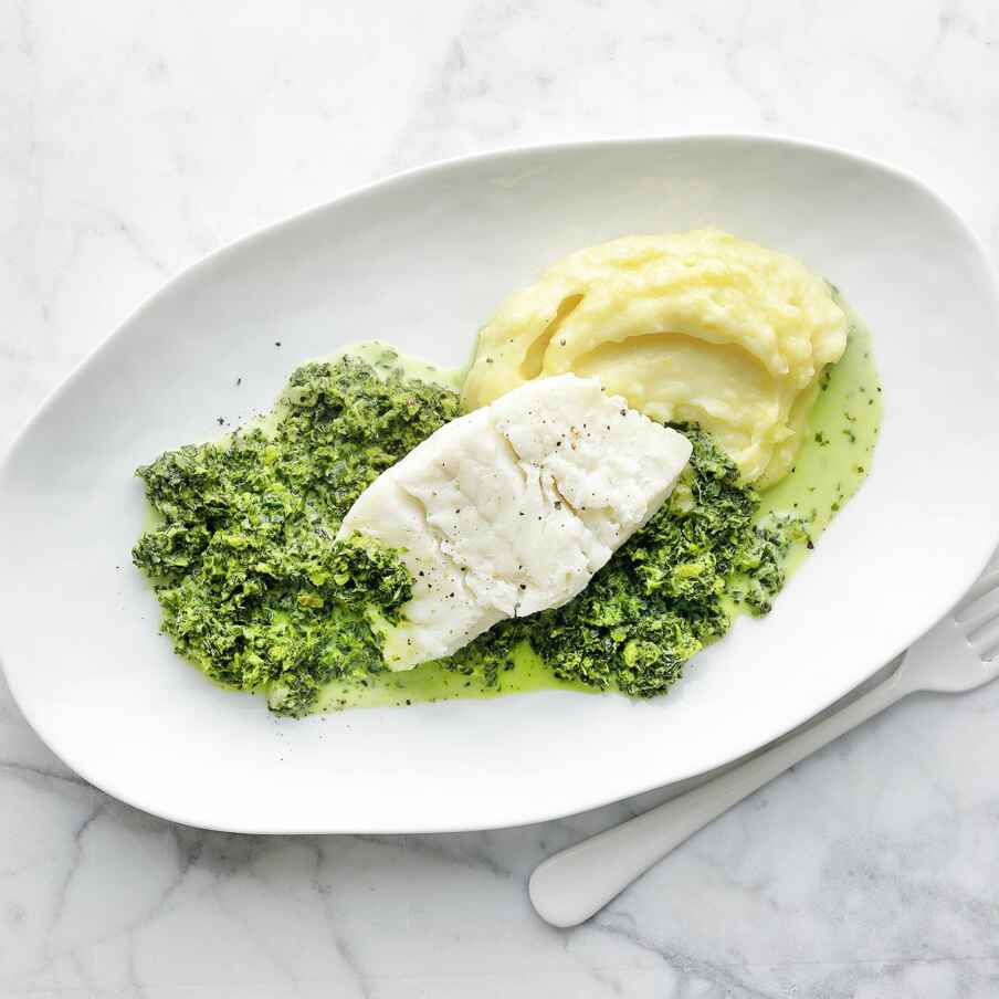 Fischfilet mit Grünkohl Rezept | Küchengötter