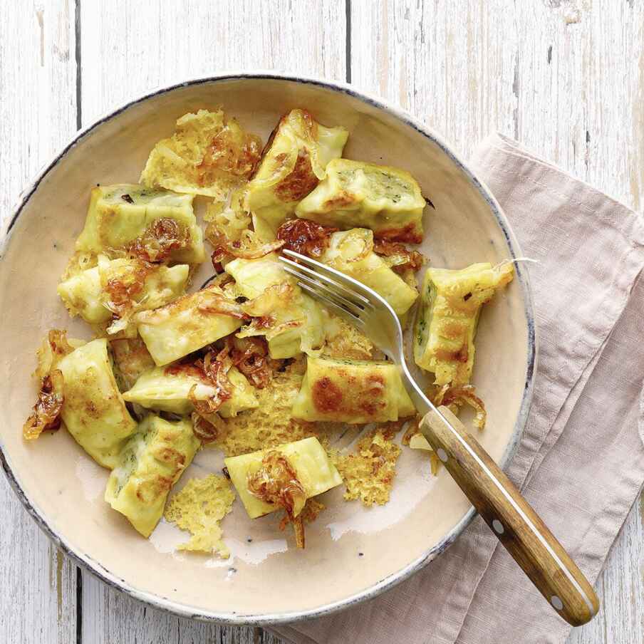 Maultaschen mit Käse Rezept | Küchengötter