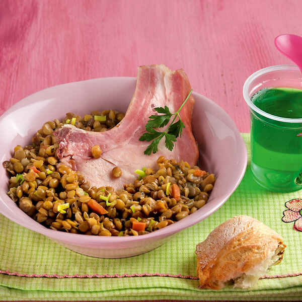 Linseneintopf mit Kasseler Rezept | Küchengötter