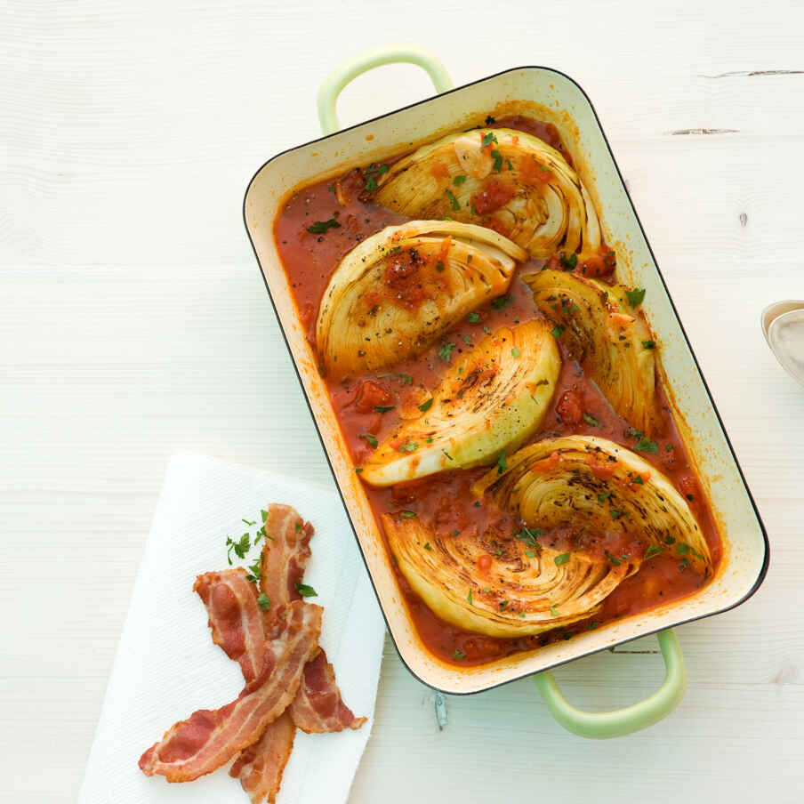 Geschmorte Kohlspalten Rezept | Küchengötter