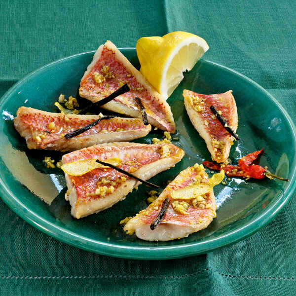 Rotbarbenfilets in Vanillebutter Rezept | Küchengötter