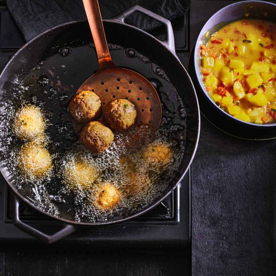 Falafeln mit Mangochutney Rezept | Küchengötter