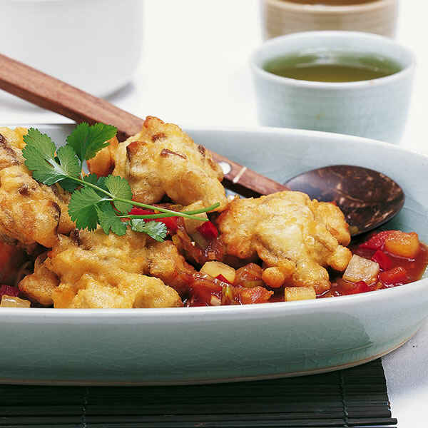 Gebackener Fisch süßsauer Rezept | Küchengötter