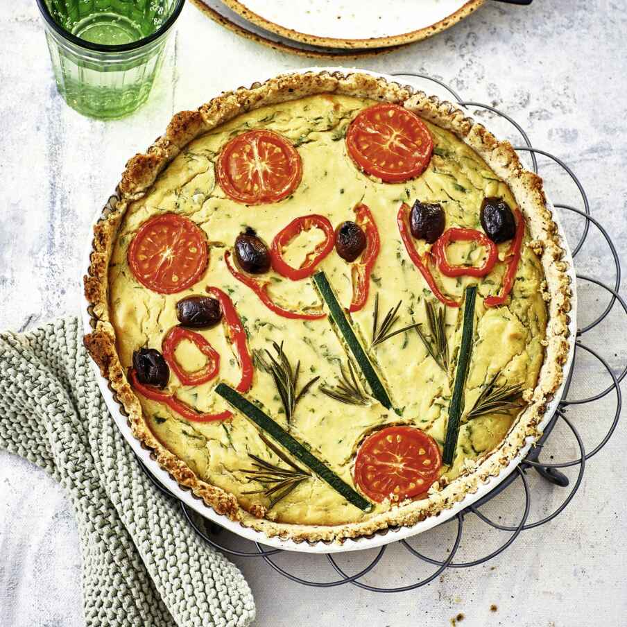 Bunte Garten-Quiche Rezept | Küchengötter