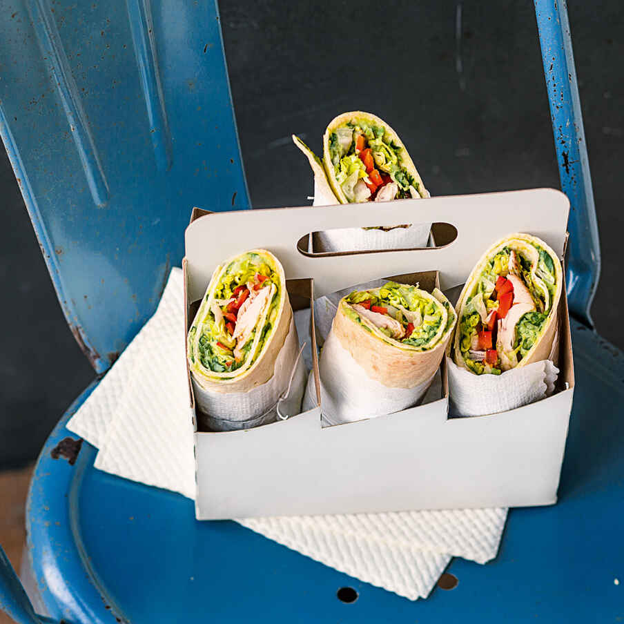 Smoked Chicken Wraps Rezept | Küchengötter