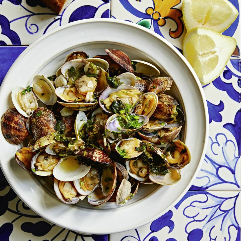 Venusmuscheln nach Art des Bulhão Pato Rezept | Küchengötter