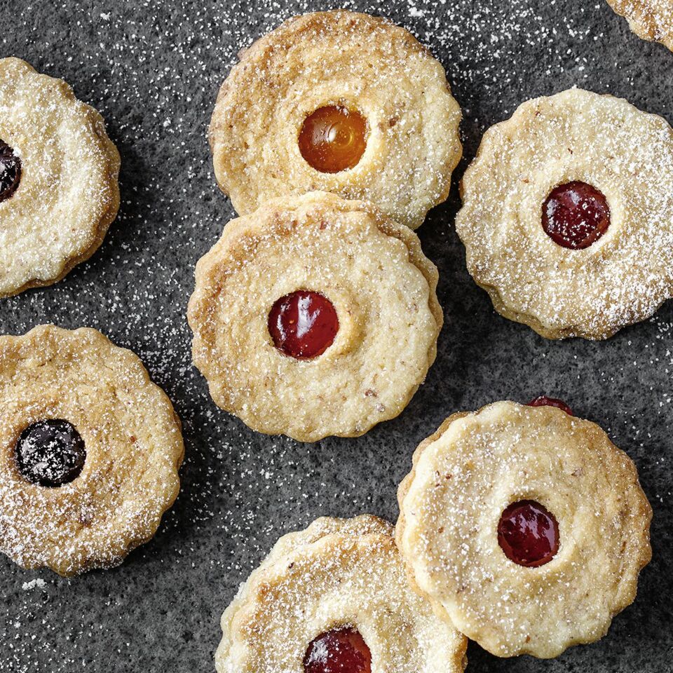 Vegane Linzer Augen Rezept | Küchengötter